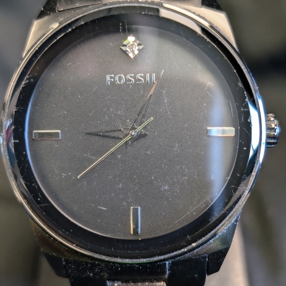 Fossil | Accessories | Fossil Mens Diamond Accent Watch | Poshmark